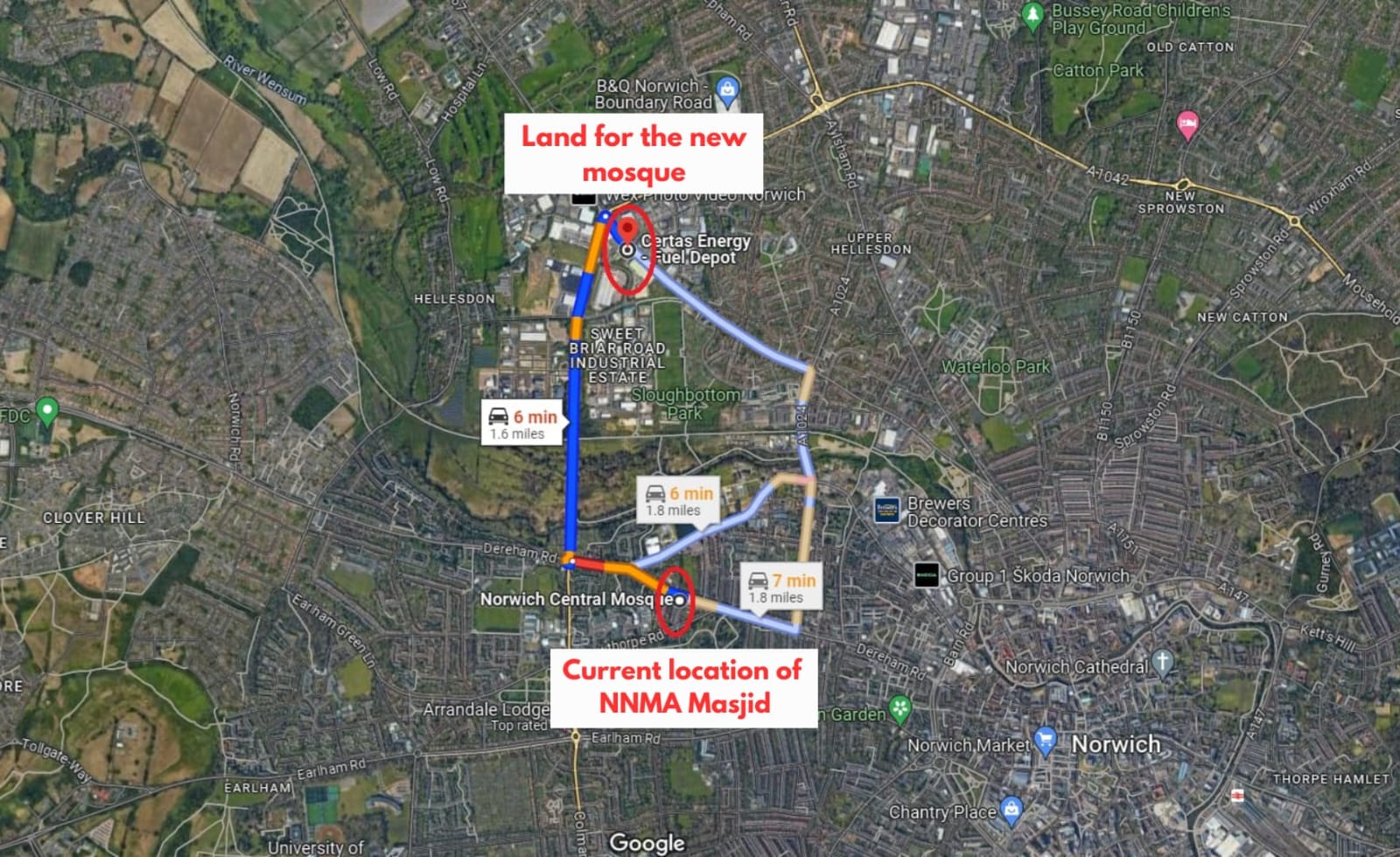 Mosque Appeal – Norwich & Norfolk Muslim Association